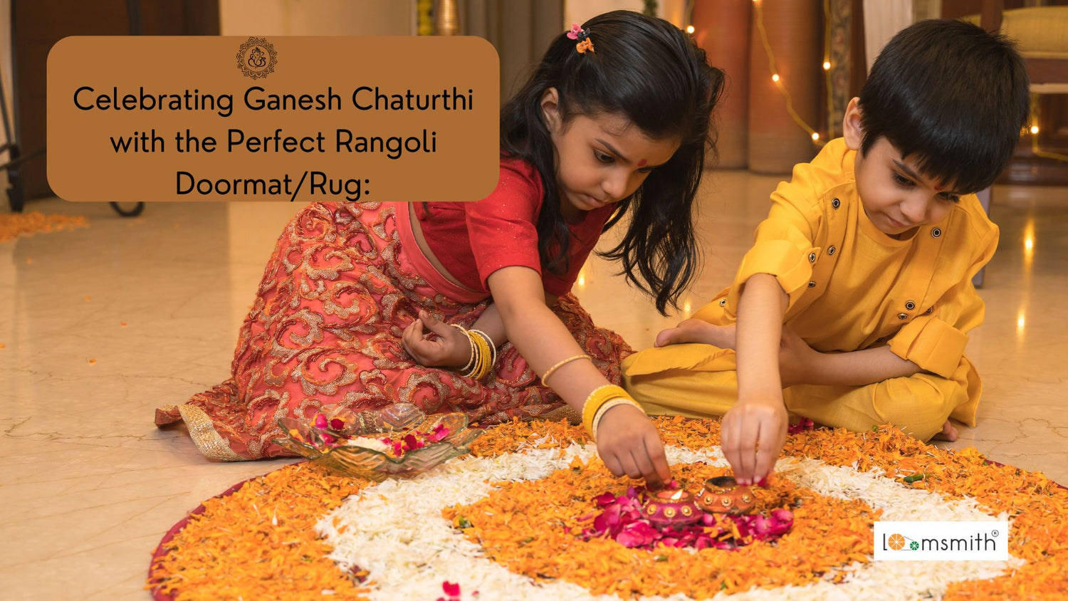 Celebrating Ganesh Chaturthi with the Perfect Rangoli Doormat/Rug ...