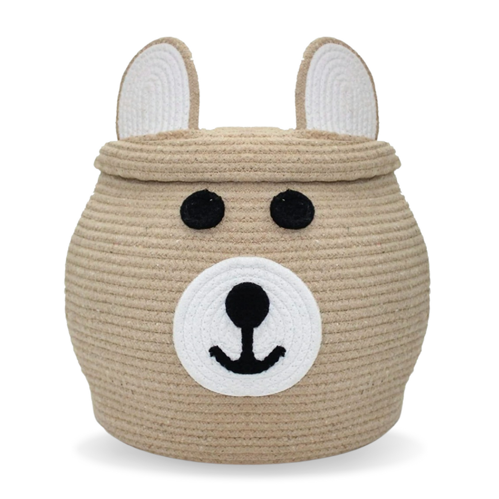 Kids Toy Storage Basket with Lid – Loomsmith