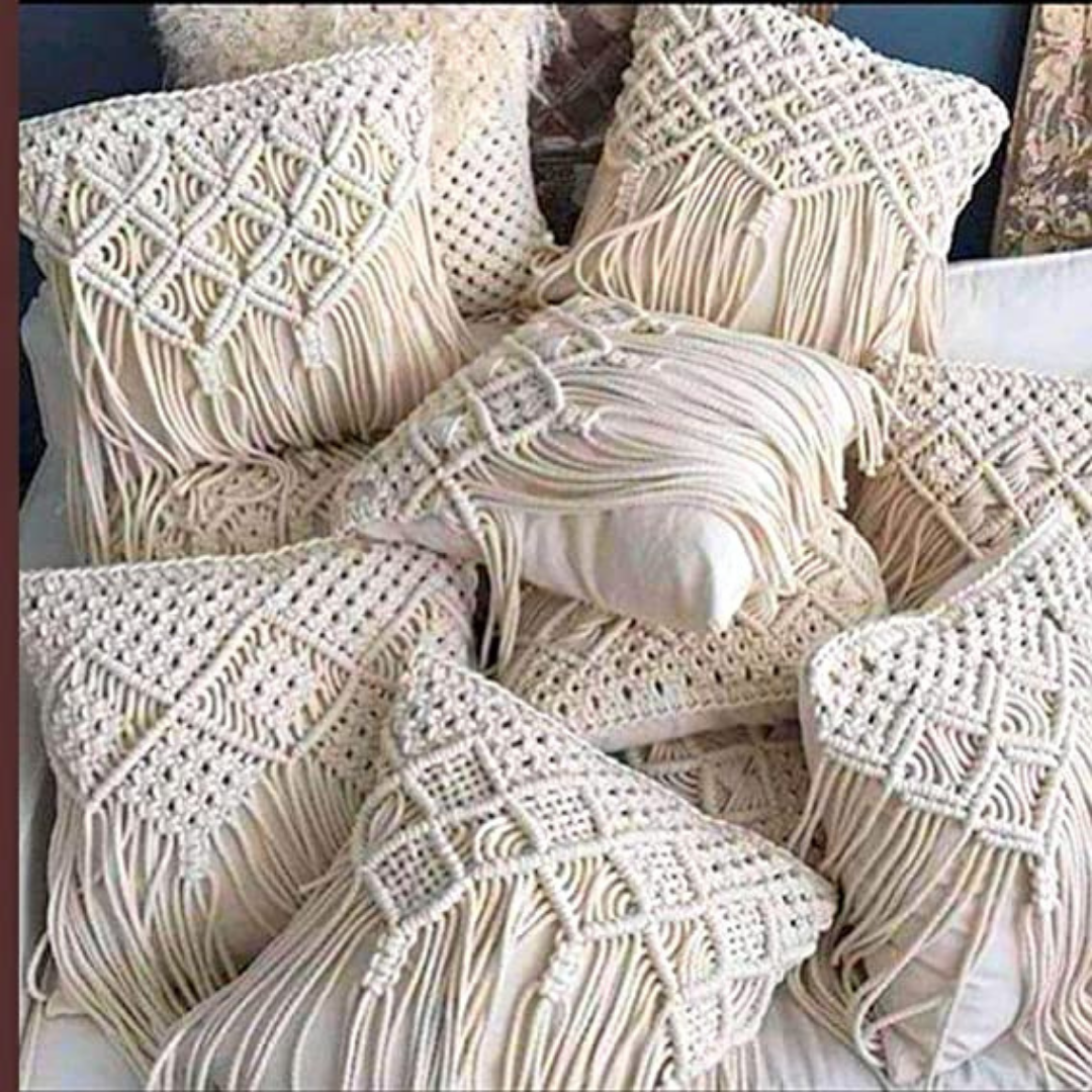 Macrame Cushion Cover – Loomsmith